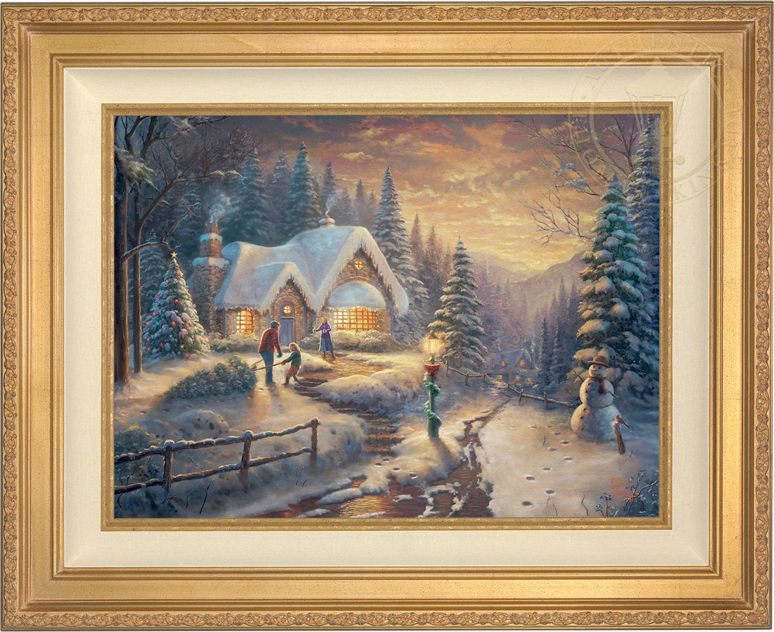 Country Christmas Homecoming - Limited Edition Canvas – Thomas Kinkade ...