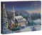 The Church Yard - 10" x 14" Gallery Wrapped Canvas – Thomas Kinkade Studios