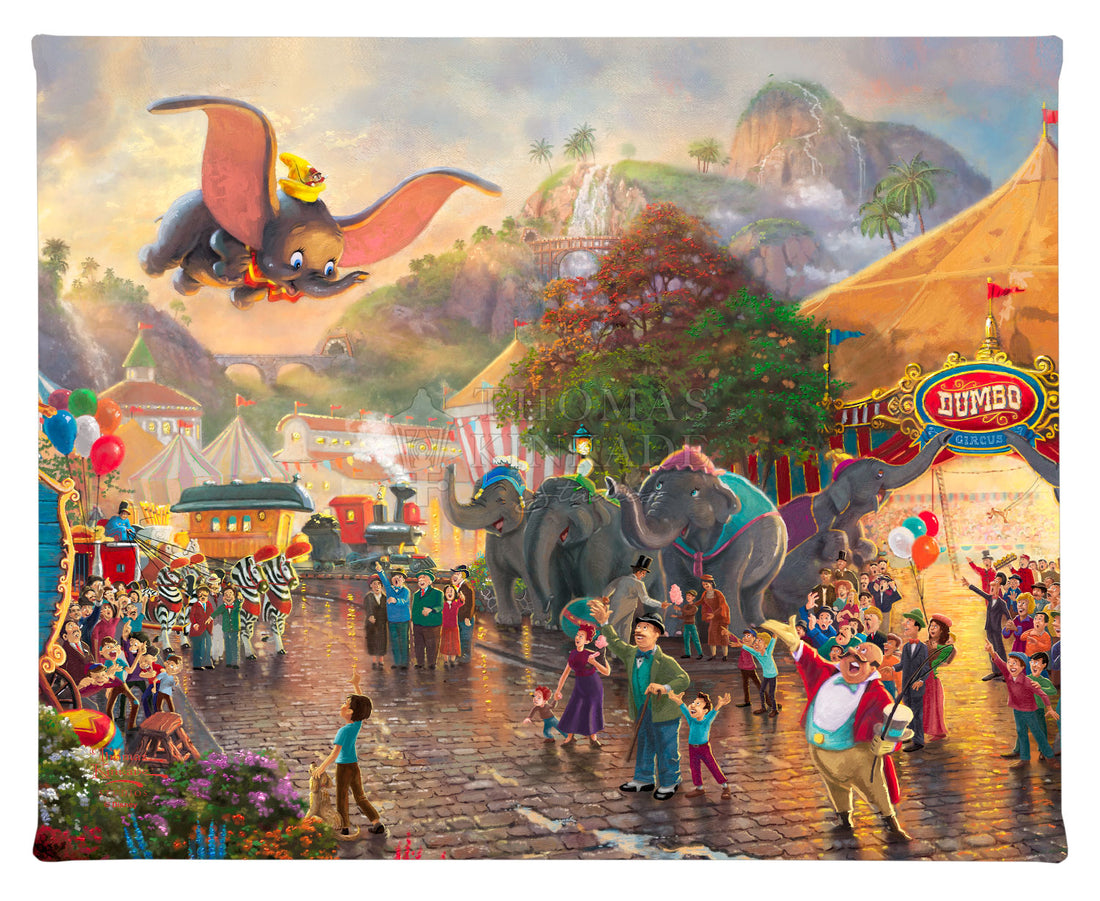 Disney Dumbo - 8" x 10" Gallery Wrapped Canvas – Thomas Kinkade Studios