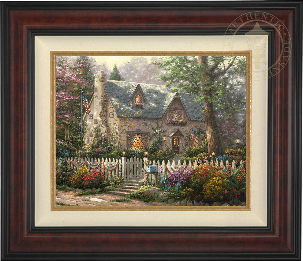 Liberty Lane Cottage - Limited Edition Canvas – Thomas Kinkade Studios