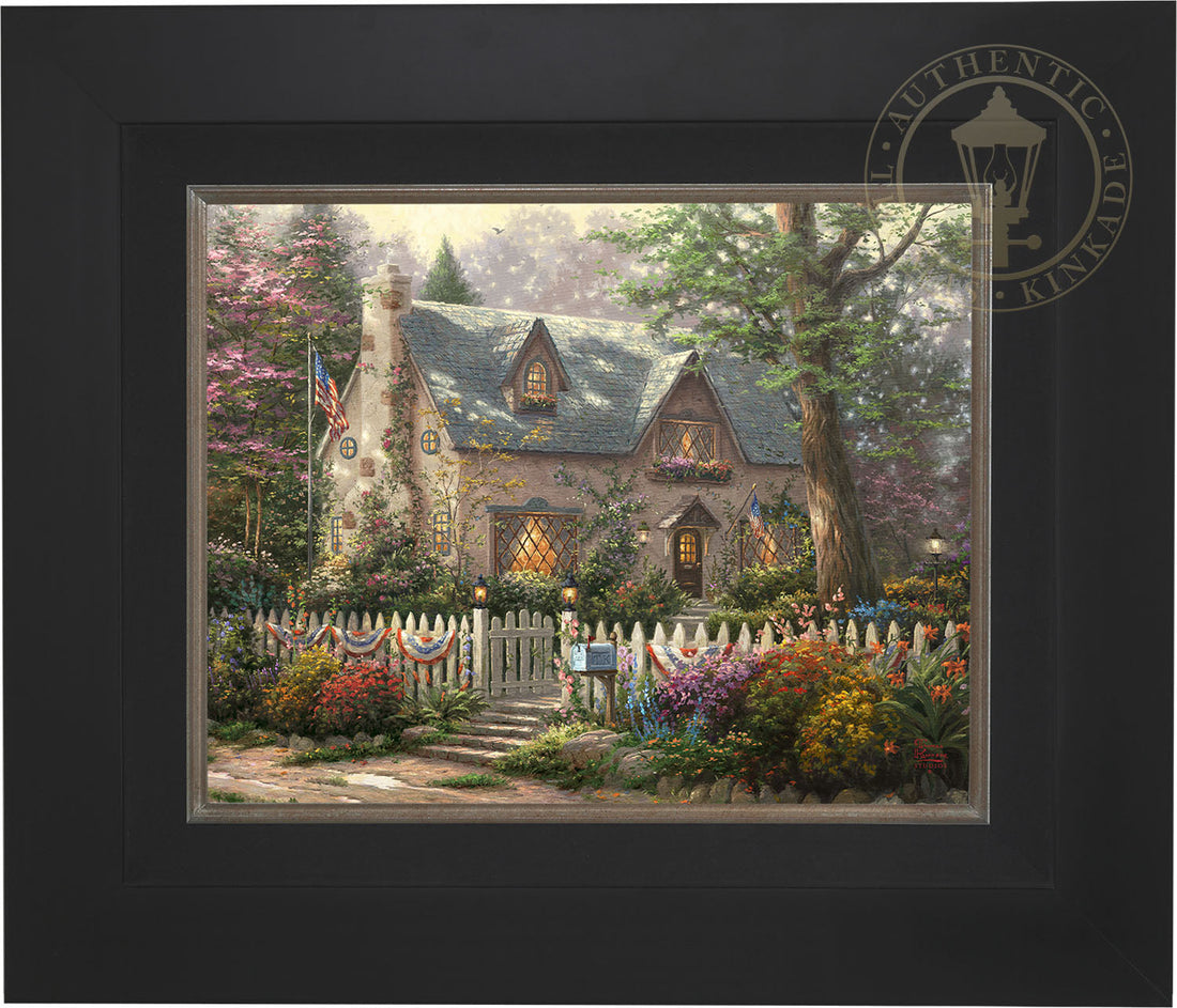 Liberty Lane Cottage - Limited Edition Canvas – Thomas Kinkade Studios