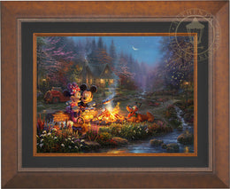 Disney Mickey and Minnie - Sweetheart Campfire - Limited Edition Canva ...