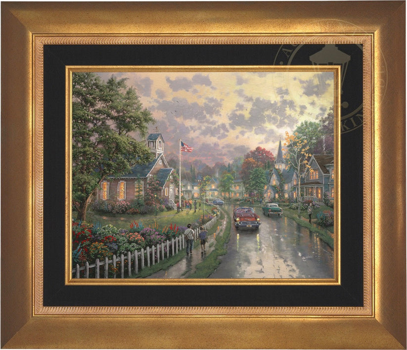 Morning Pledge - Limited Edition Canvas – Thomas Kinkade Studios
