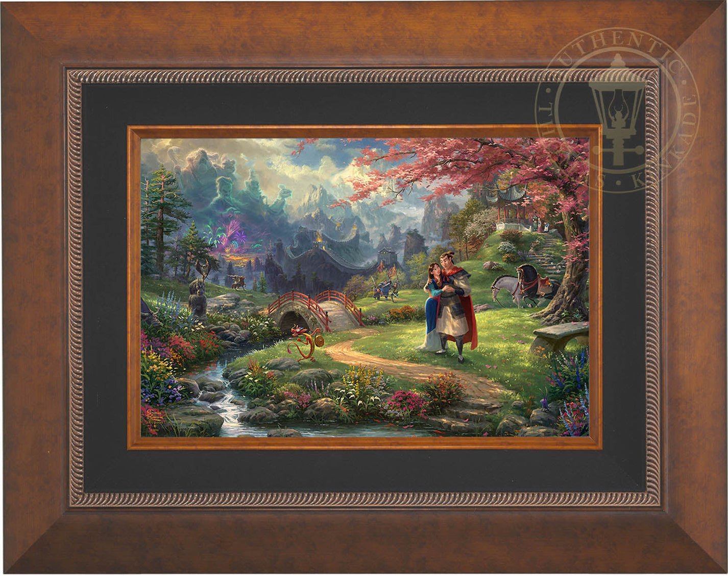 Disney Mulan Blossoms of Love - Limited Edition Canvas – Thomas Kinkade ...