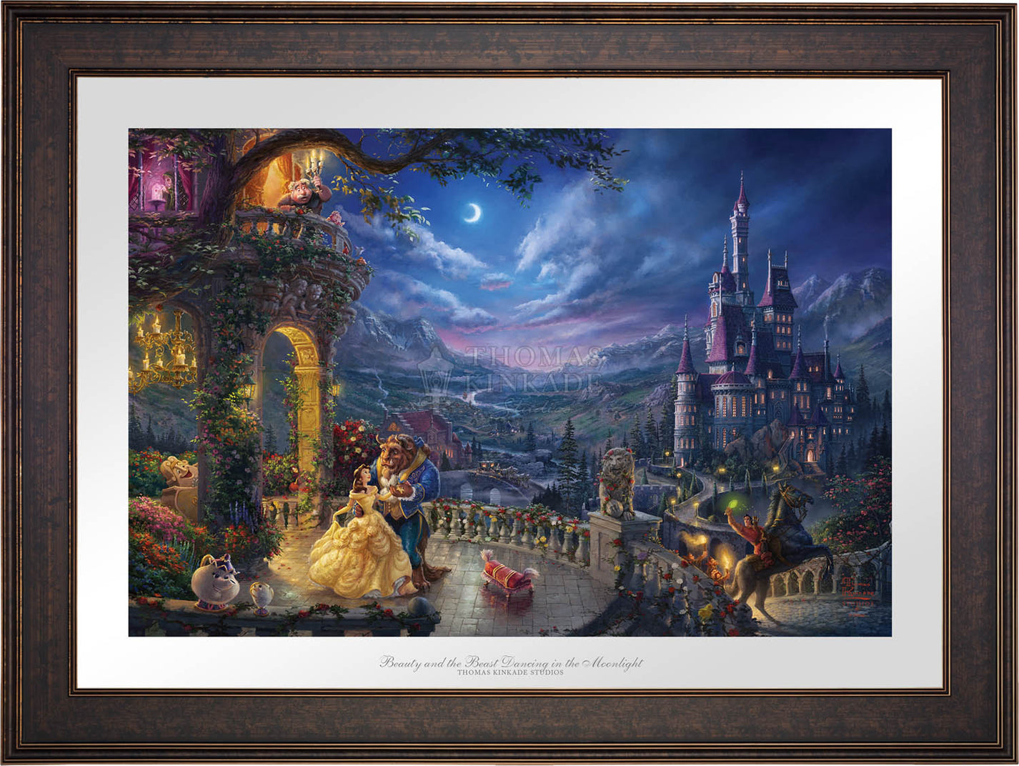 Disney Beauty and the Beast Dancing in the Moonlight - Limited Edition ...