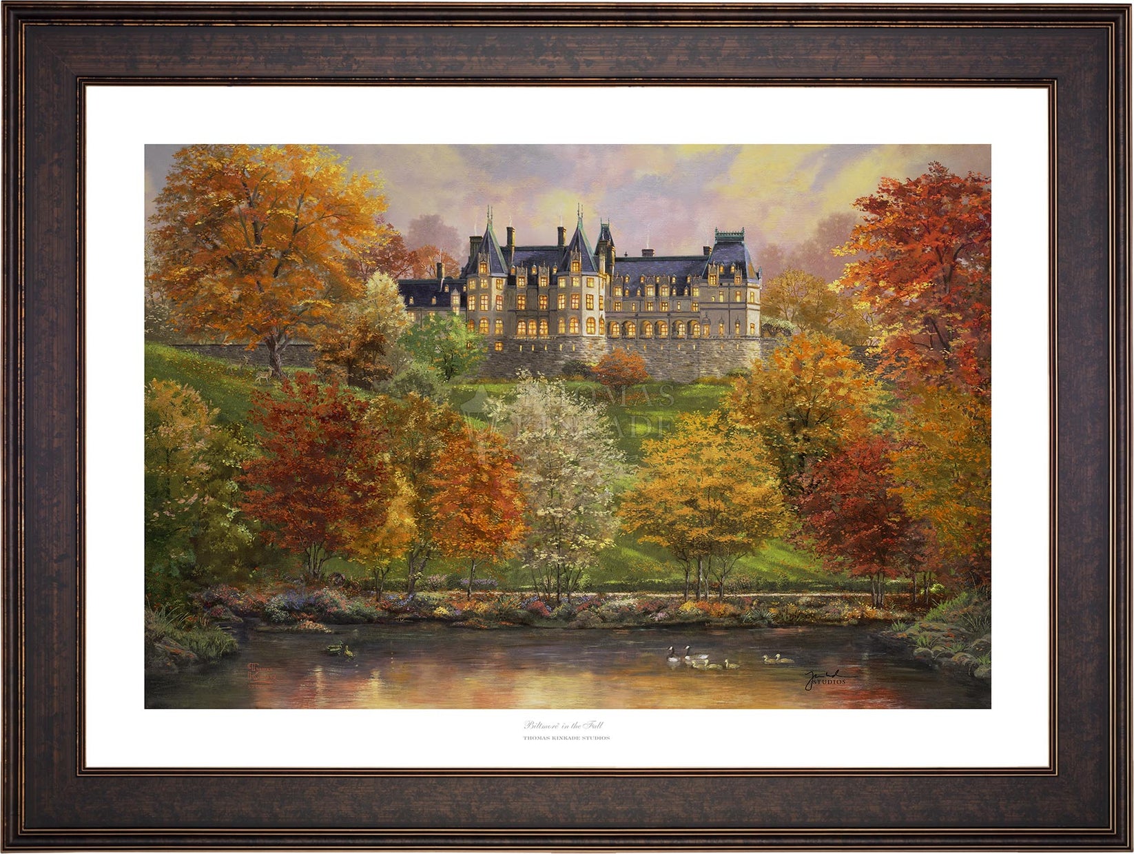 Biltmore® in the Fall - Limited Edition Paper – Thomas Kinkade Studios