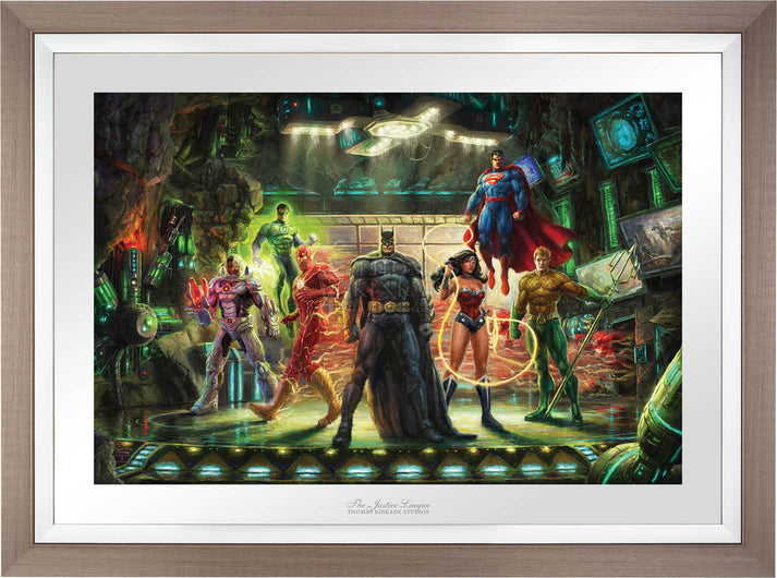 The Justice League™ - Limited Edition Paper – Thomas Kinkade Studios