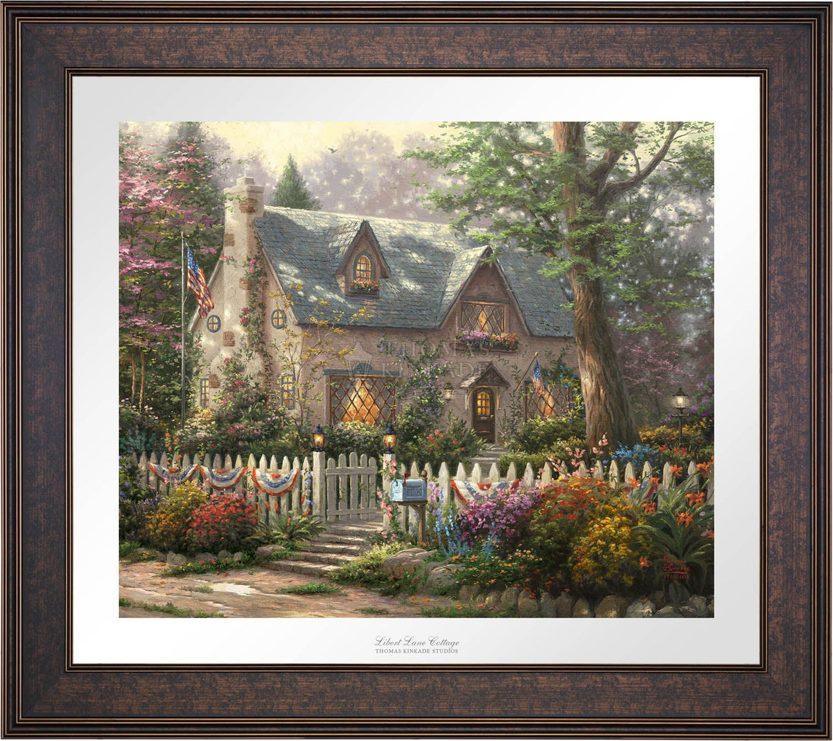 Liberty Lane Cottage - Limited Edition Paper – Thomas Kinkade Studios