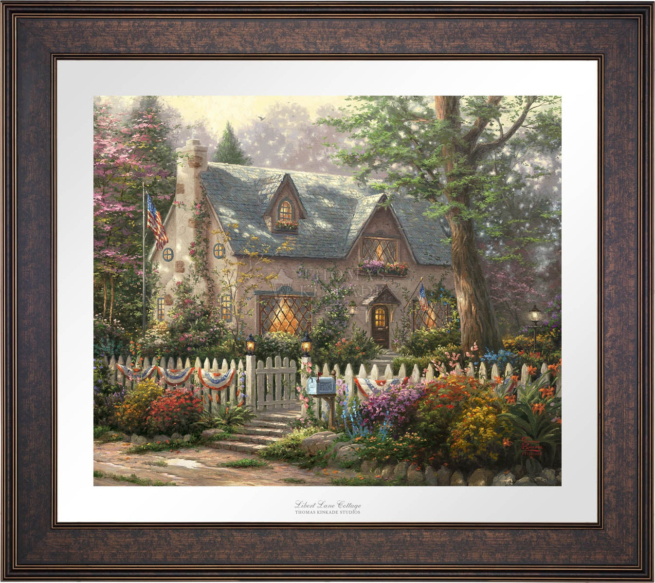 Liberty Lane Cottage - Limited Edition Paper – Thomas Kinkade Studios