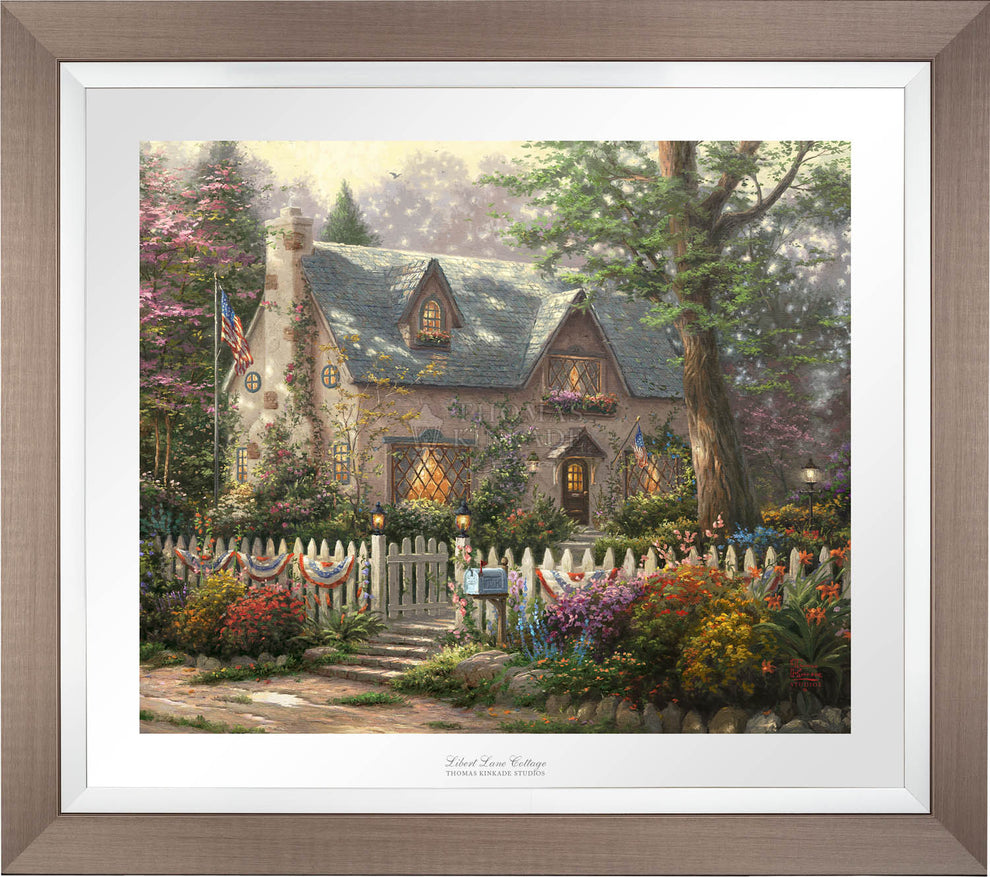 Liberty Lane Cottage - Limited Edition Paper – Thomas Kinkade Studios