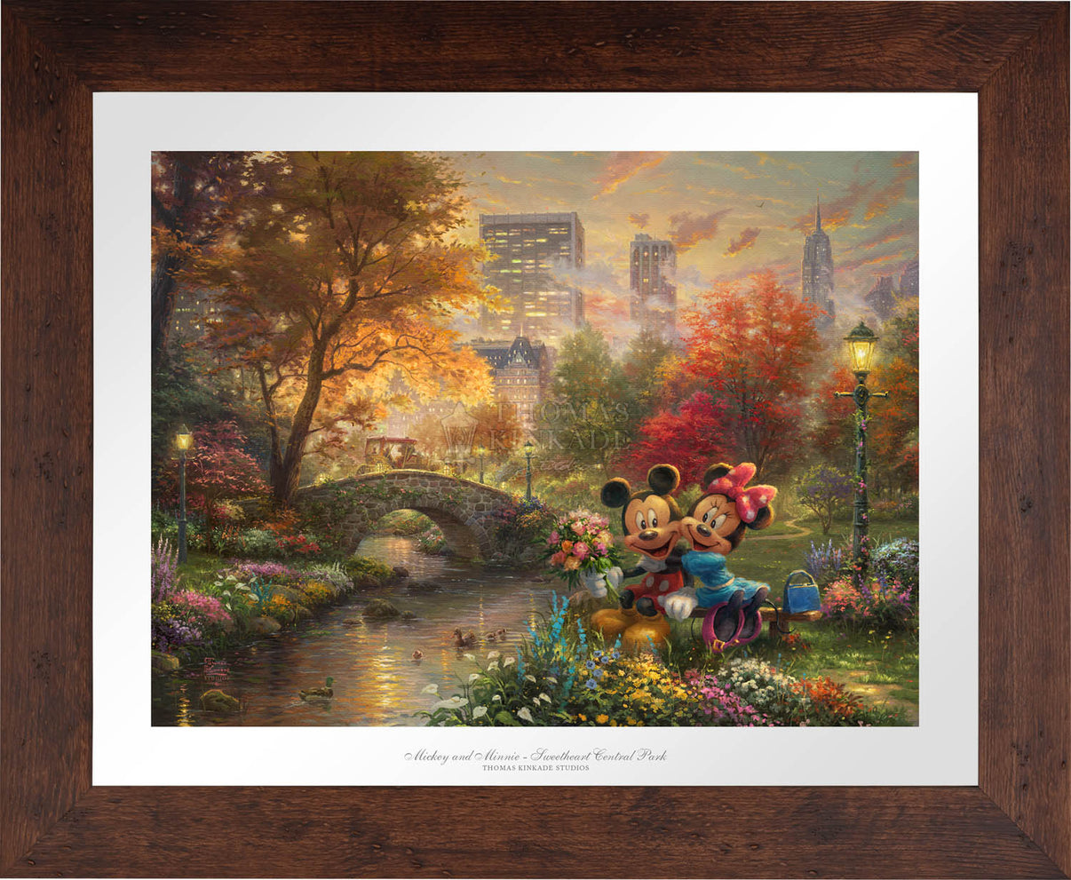 Disney Mickey and Minnie - Sweetheart Central Park - Limited Edition P ...