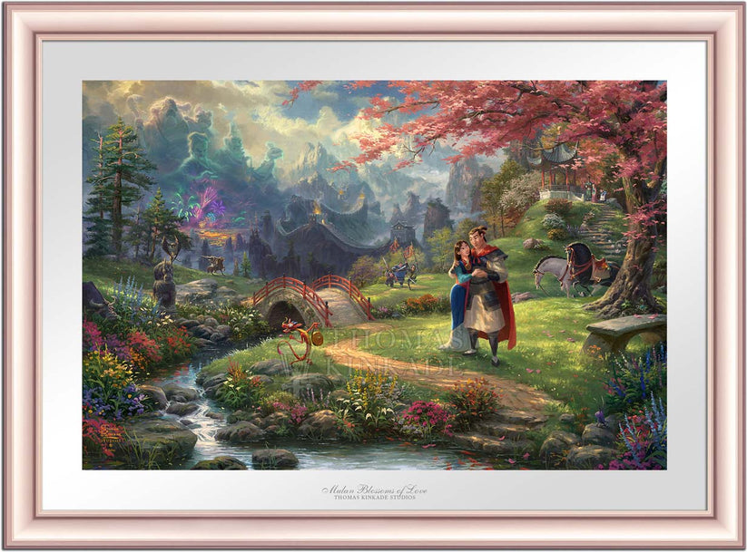 Disney Mulan Blossoms of Love - Limited Edition Paper – Thomas Kinkade ...