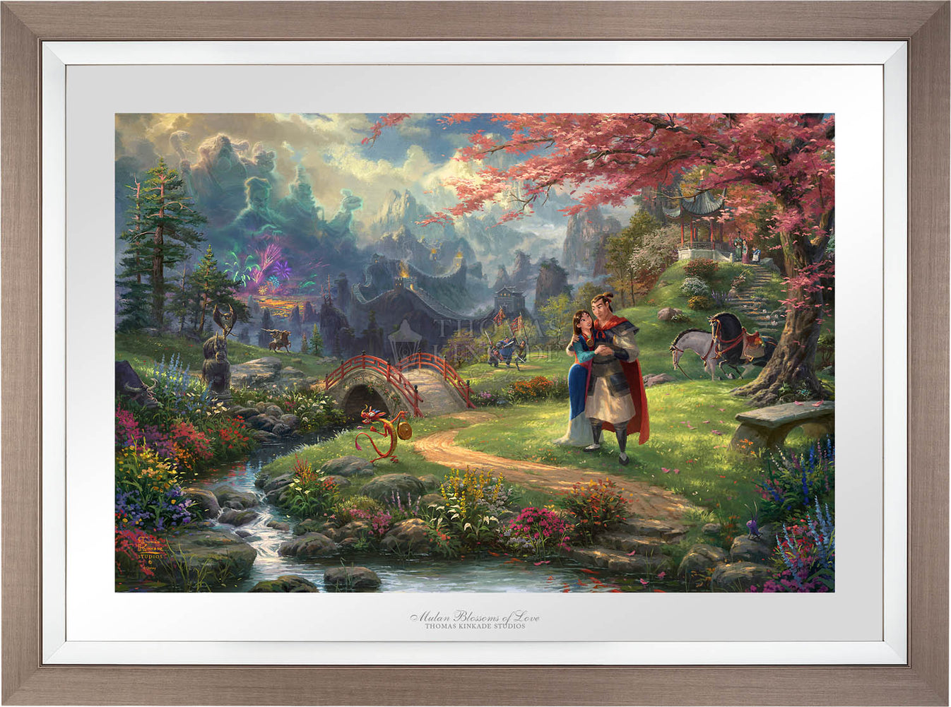 Disney Mulan Blossoms of Love - Limited Edition Paper – Thomas Kinkade ...