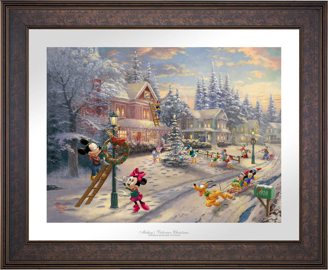 Disney Mickey's Victorian Christmas - Limited Edition Paper – Thomas ...