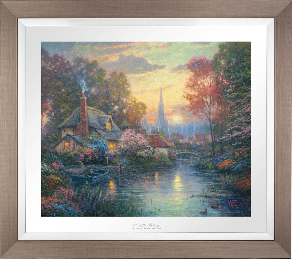 Nanette's Cottage - Limited Edition Paper – Thomas Kinkade Studios