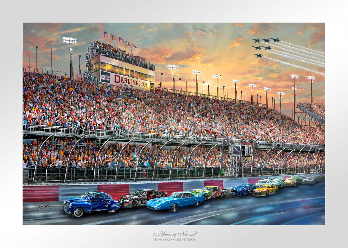 75 Years of NASCAR® - Limited Edition Paper – Thomas Kinkade Studios