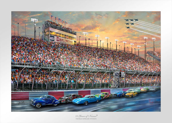 75 Years of NASCAR® - Limited Edition Paper – Thomas Kinkade Studios