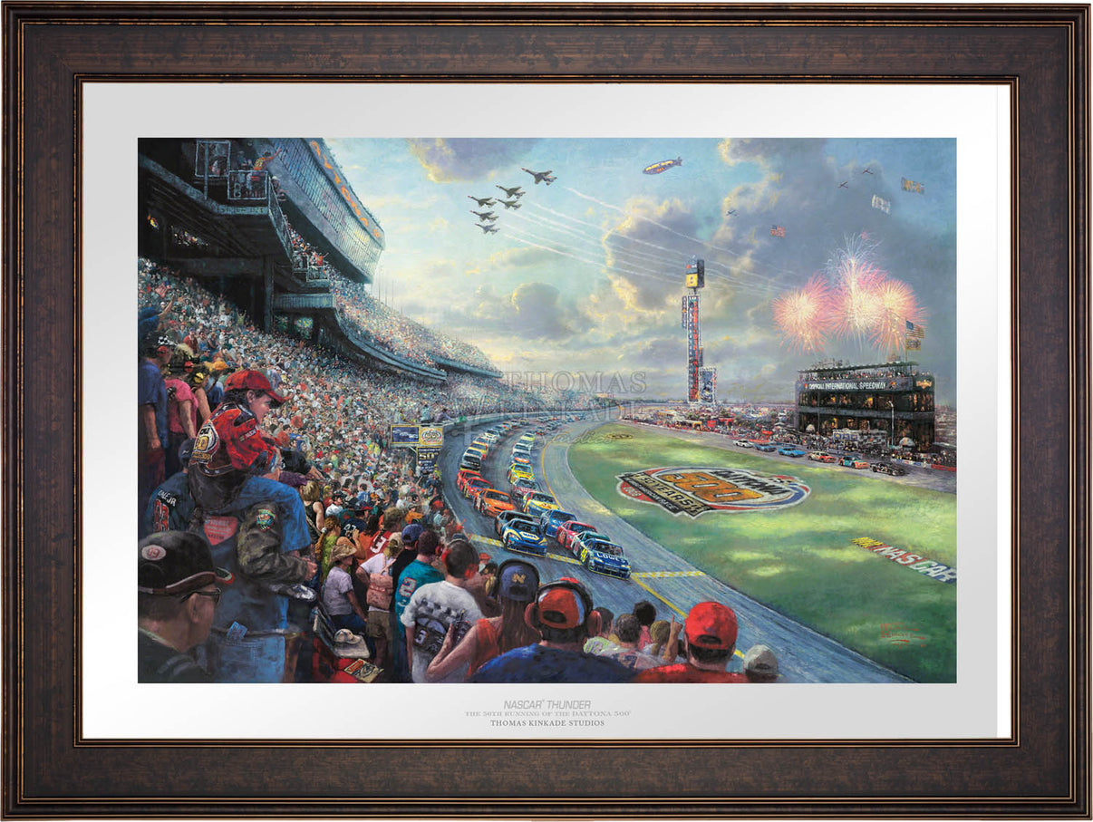 NASCAR® Thunder - Limited Edition Paper – Thomas Kinkade Studios