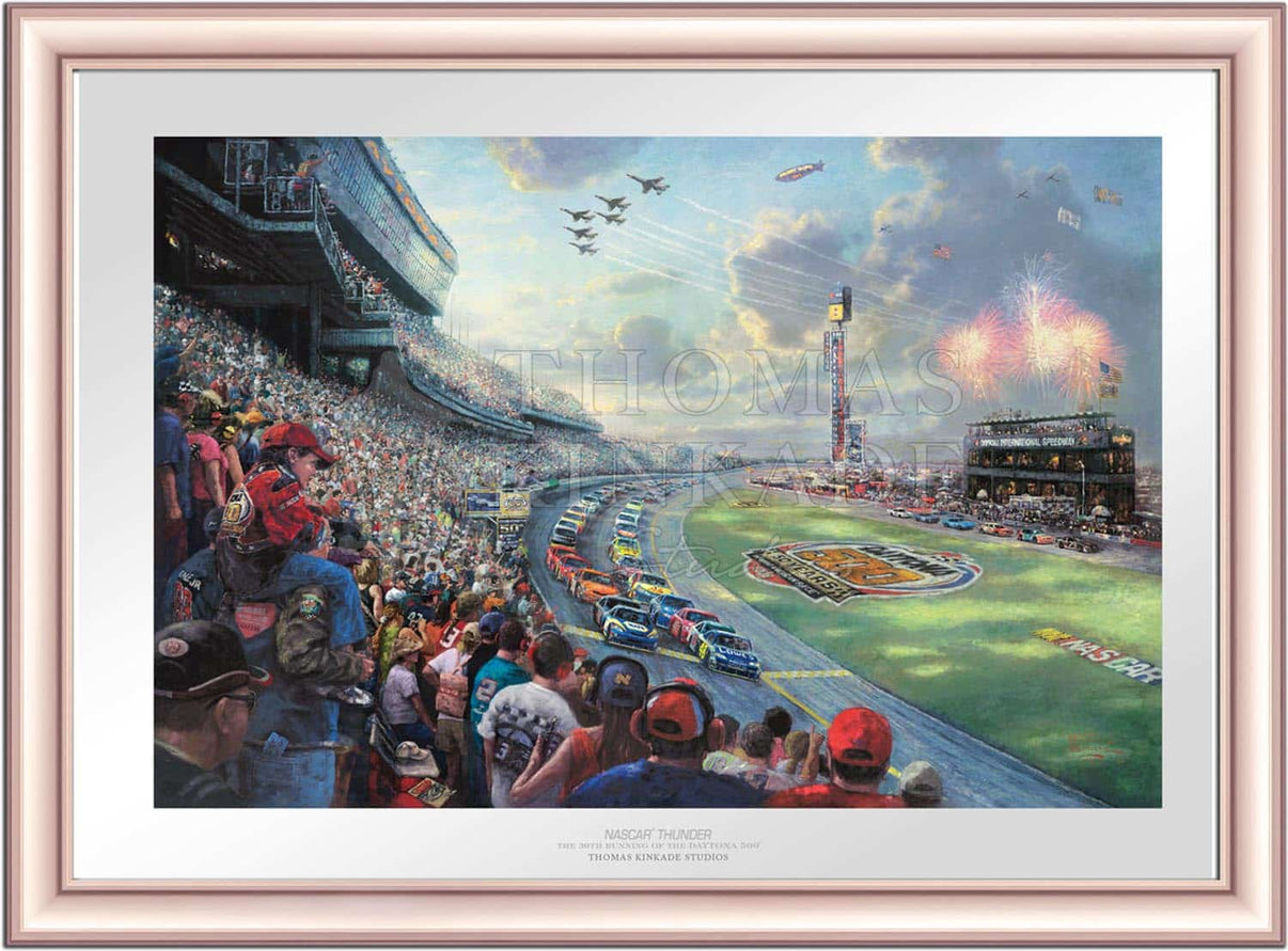 NASCAR® Thunder - Limited Edition Paper – Thomas Kinkade Studios