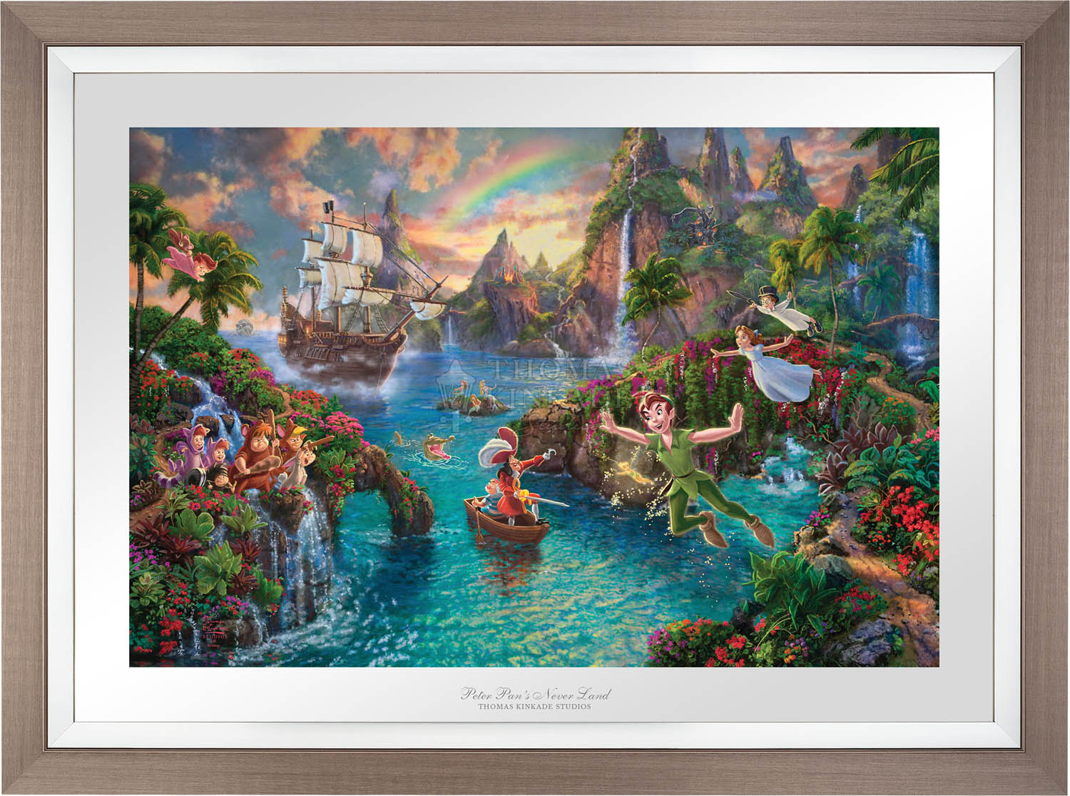 Disney Peter Pan's Never Land - Limited Edition Paper – Thomas Kinkade ...