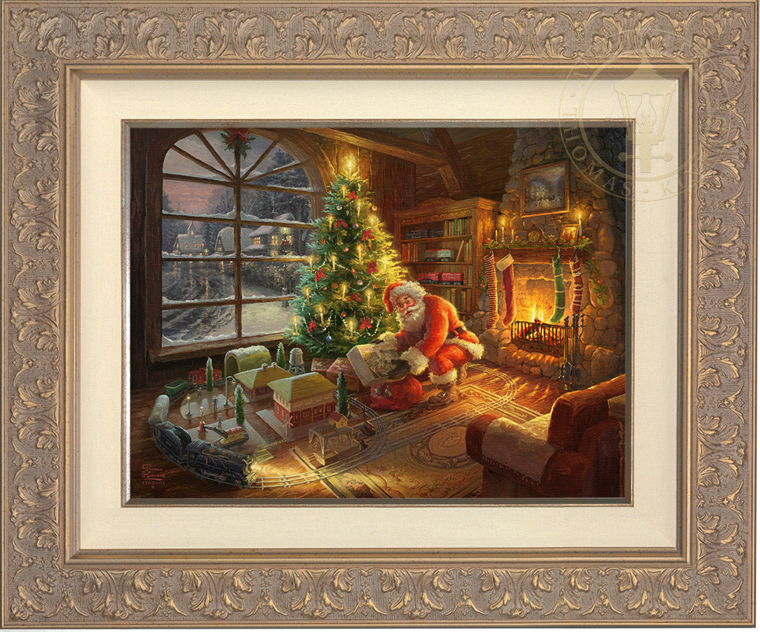 Santa's Special Delivery | Limited Edition Thomas Kinkade Canvas ...