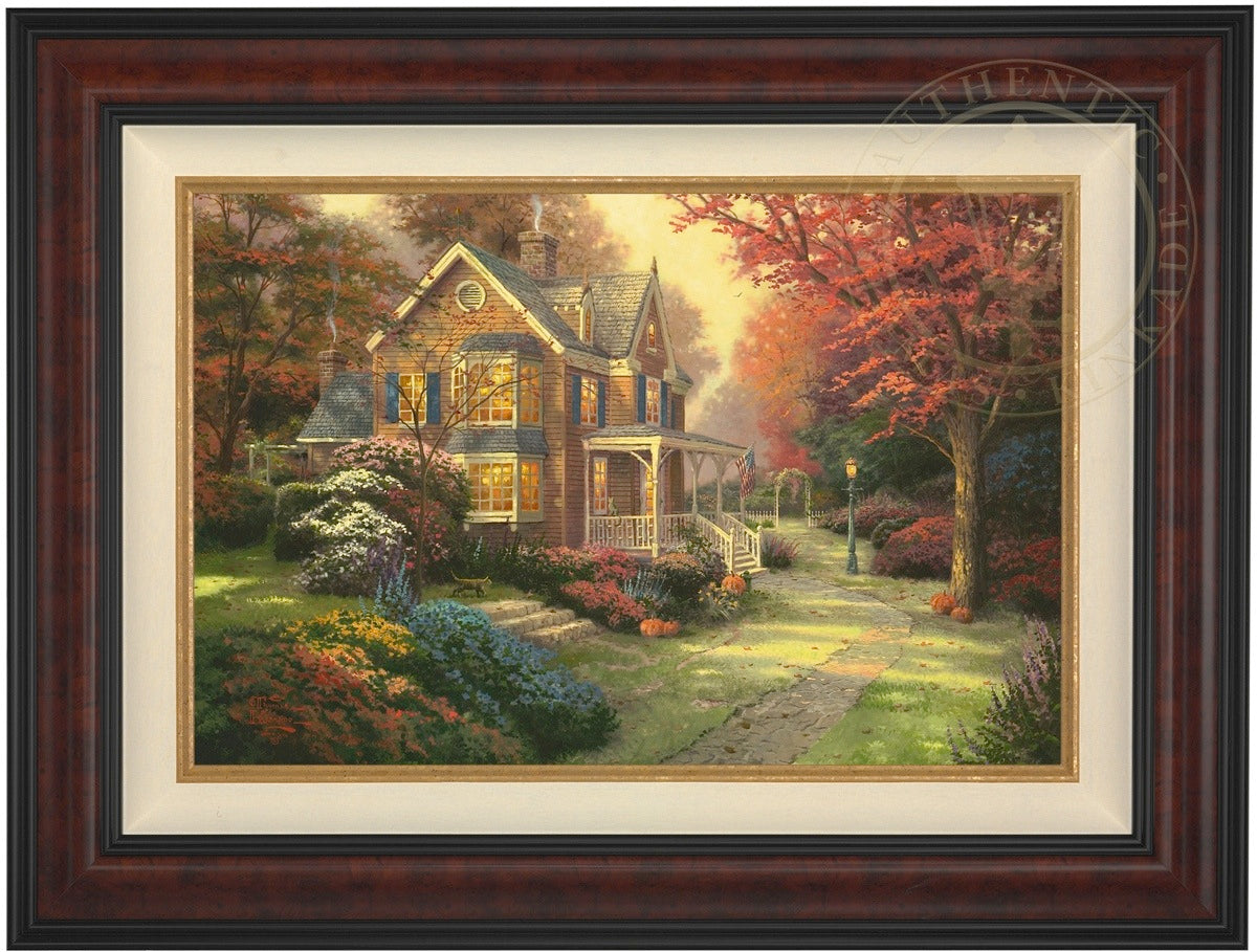Victorian Autumn - Limited Edition Canvas – Thomas Kinkade Studios